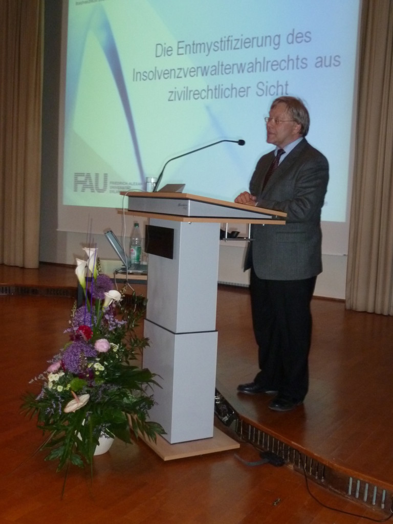 Antrittsvorlesung von Herrn Prof. Dr. Steffen Klumpp - Lehrstuhl für Bürgerliches Recht, Arbeits ...