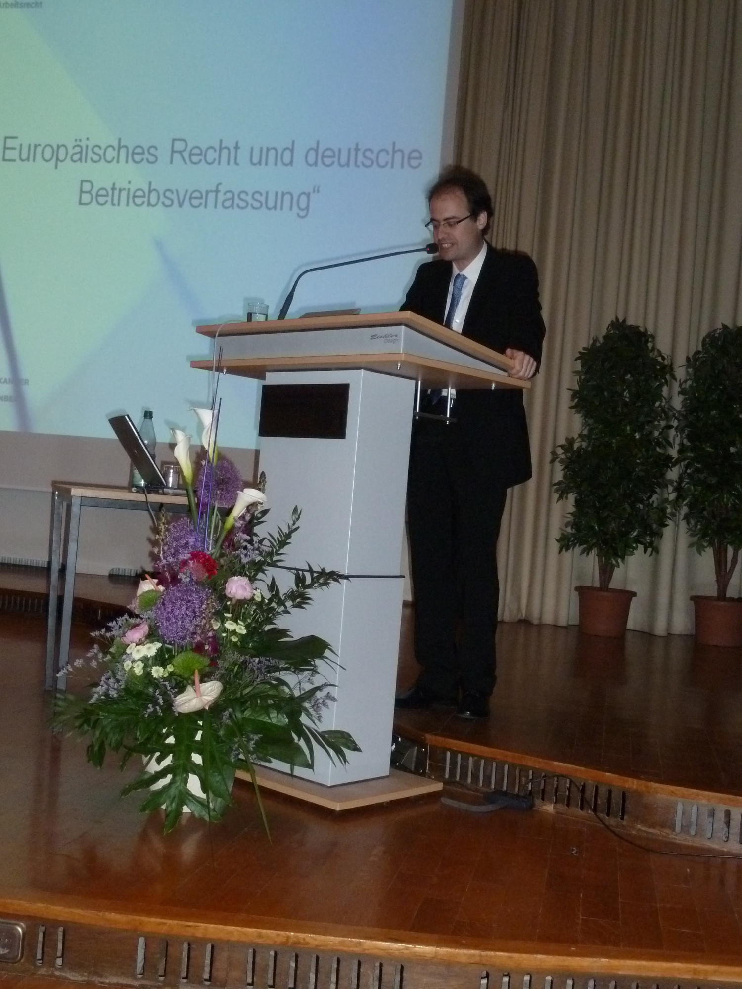 Antrittsvorlesung von Herrn Prof. Dr. Steffen Klumpp - Lehrstuhl für Bürgerliches Recht, Arbeits ...